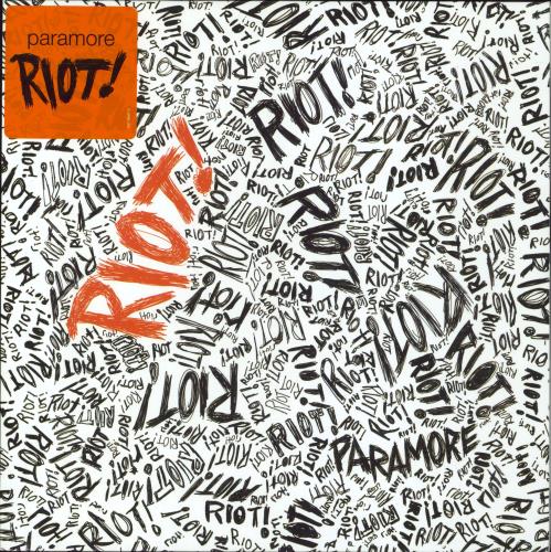 Paramore Riot! - Hypesticker UK vinyl LP album (LP record) (827066)