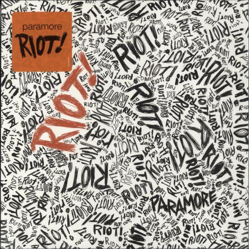 Paramore Riot! - Stickered Shrink UK vinyl LP album (LP record) (858779)