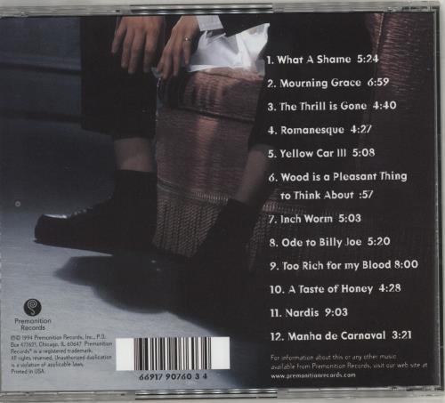 Patricia Barber Cafe Blue US CD album (CDLP) (713412)