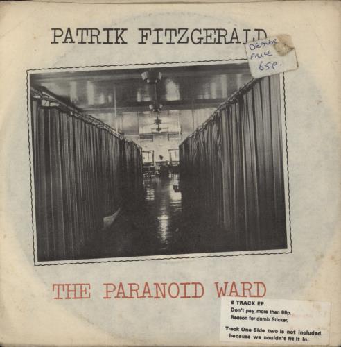 Patrik Fitzgerald The Paranoid Ward EP UK 12" vinyl single (12 inch ...