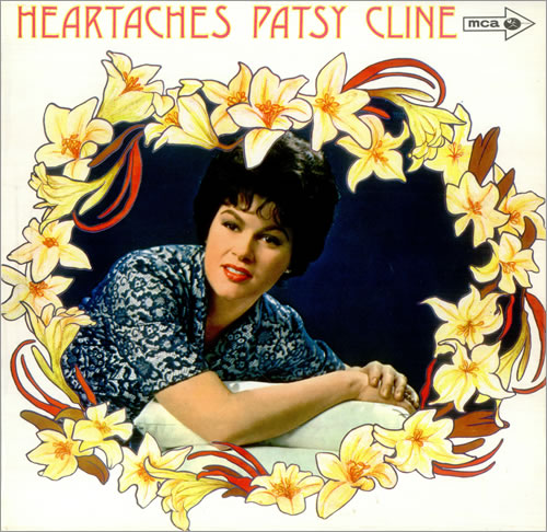 Patsy Cline Heartaches UK vinyl LP album (LP record) (456659)