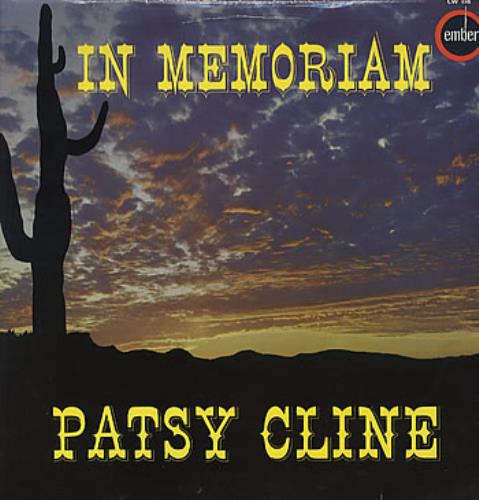 Patsy Cline In Memoriam UK vinyl LP album (LP record) (316731)