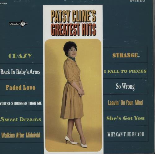 Patsy Cline Patsy Cline's Greatest Hits - 200gm US vinyl LP album (LP ...