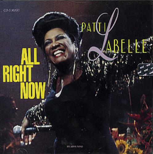 Patti LaBelle All Right Now US CD single (CD5 / 5") (292398)