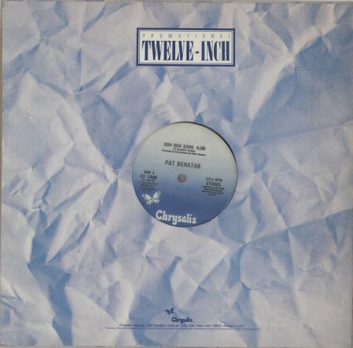 Pat Benatar Ooh Ooh Song US Promo 12" vinyl single (12 inch record ...