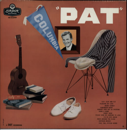 Pat Boone Pat UK vinyl LP album (LP record) (591325)