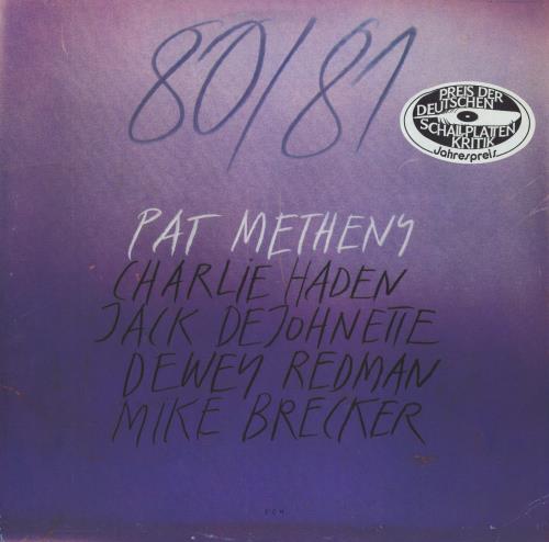 Pat Metheny 80/81 German 2-LP vinyl record set (Double LP Album) (744439)
