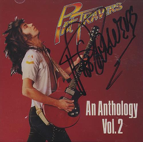 Pat Travers An Anthology Vol 2 - Autographed US CD album (CDLP) (365992)
