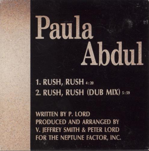 Paula Abdul Rush, Rush - Snapped Japanese Promo 3" CD single (CD3) (447439)