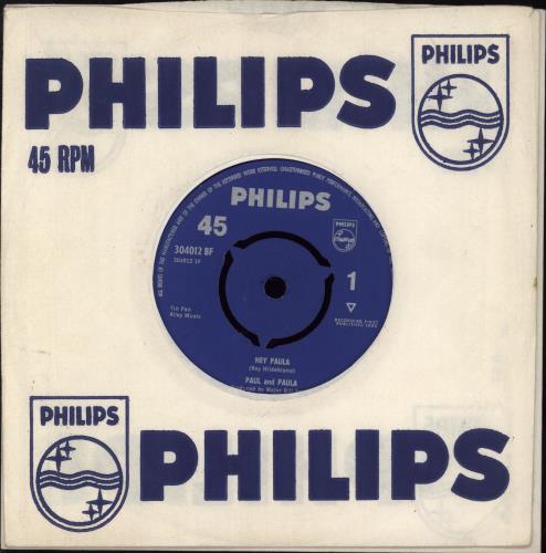 Paul And Paula Hey Paula UK 7" vinyl single (7 inch record / 45) (481677)
