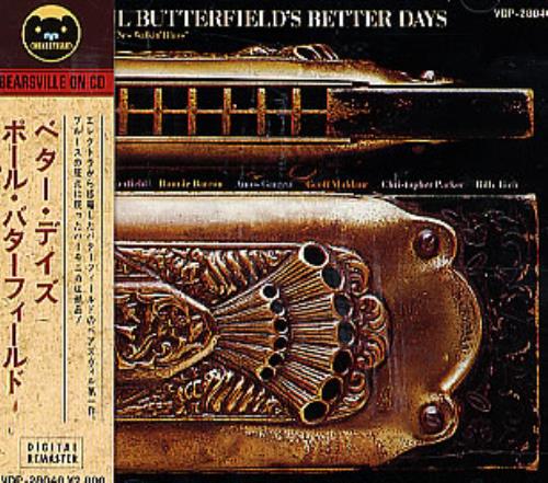 Paul Butterfield Better Days Japanese Promo CD album (CDLP) (296139)