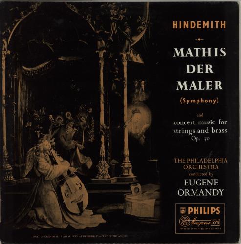 Paul Hindemith Mathis Der Maler (Symphony) UK vinyl LP album (LP record ...