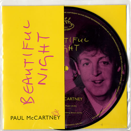 Paul McCartney and Wings Beautiful Night UK 7" vinyl picture disc (7 ...