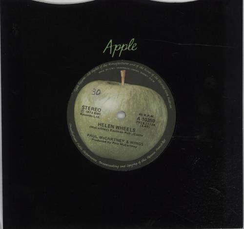 Paul McCartney and Wings Helen Wheels Australian 7" vinyl single (7 ...