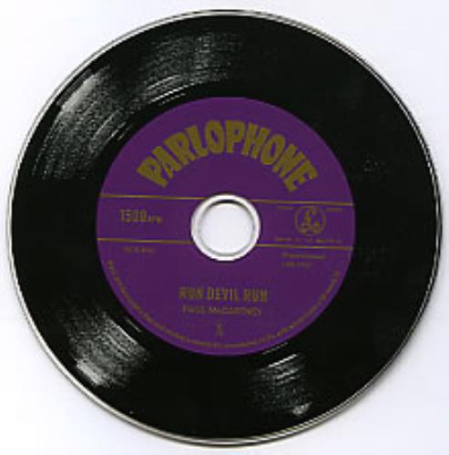 Paul McCartney and Wings Run Devil Run UK Promo CD single (CD5 / 5 ...