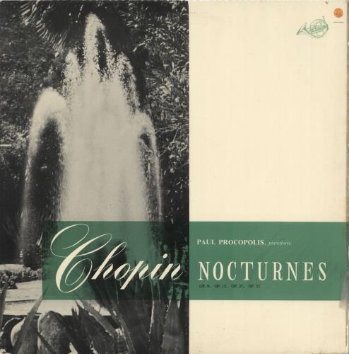 Paul Procopolis Chopin Nocturnes UK vinyl LP album (LP record) (723438)