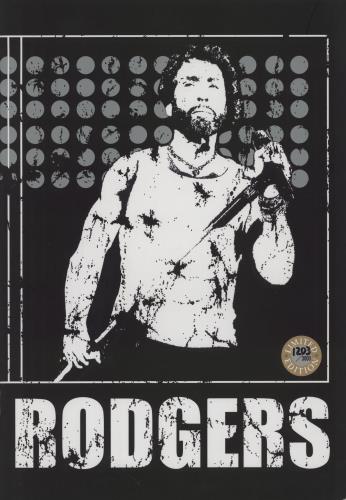 Paul Rodgers Limited Edition Programme - Numbered UK tour programme ...