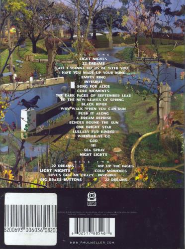 Paul Weller 22 Dreams UK 2 CD album set (Double CD) (800430)