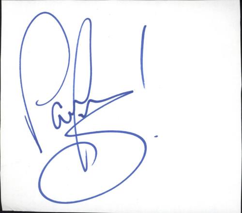 Paul Young Autograph UK memorabilia (714767) AUTOGRAPH