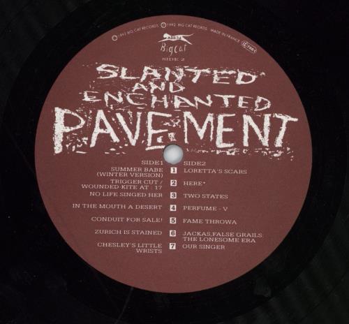 Pavement Slanted And Enchanted - EX UK vinyl LP album (LP record) (501049)