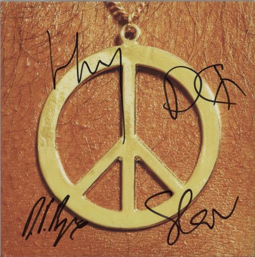 Peace Money - Autographed UK 7" vinyl single (7 inch record / 45) (661387)