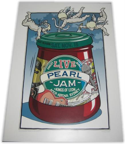 Pearl Jam Australian Tour Poster Australian poster (392123)