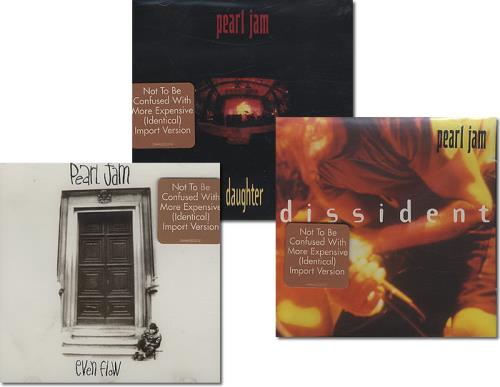 Pearl Jam The Singles Reissue Collection US Promo CD single (CD5 / 5 ...