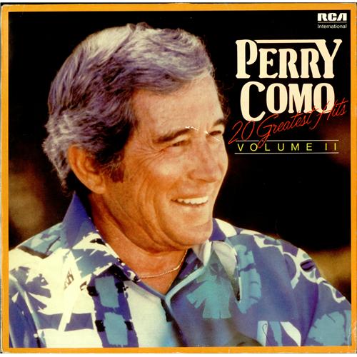 Perry Como 20 Greatest Hits Volume II UK vinyl LP album (LP record ...