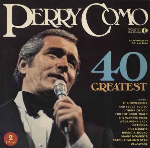 Perry Como 40 Greatest - US pressing US 2-LP vinyl record set (Double ...