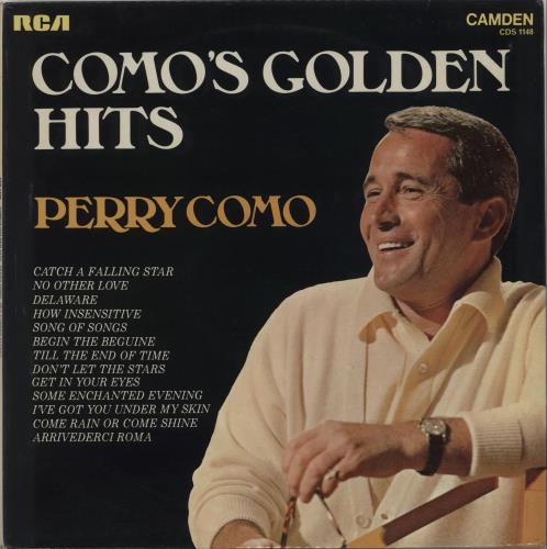 Perry Como Como's Golden Hits UK vinyl LP album (LP record) (656052)