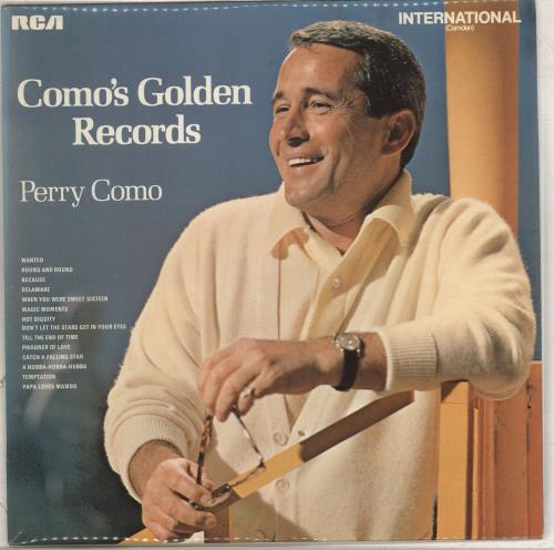 Perry Como Como's Golden Records UK vinyl LP album (LP record) (711257)