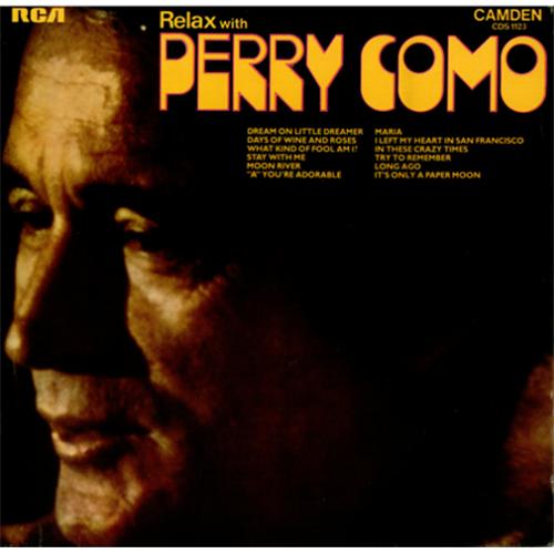 Perry Como Relax With Perry Como UK vinyl LP album (LP record) (426372)
