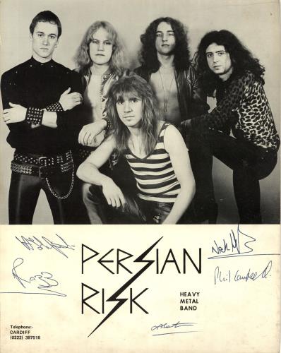 Persian Risk Calling For You 7" + Ridin' High 7" + Fully Signed ...