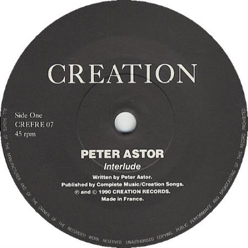 Peter Astor Interlude French 7" vinyl single (7 inch record / 45) (414536)