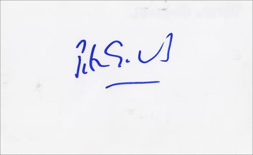 Peter Gabriel Autograph UK memorabilia (460586) SIGNED PHOTO PAPER