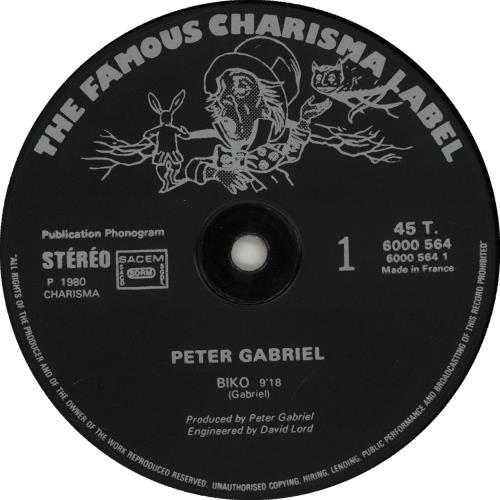 Peter Gabriel Biko French 12" vinyl single (12 inch record / Maxi ...