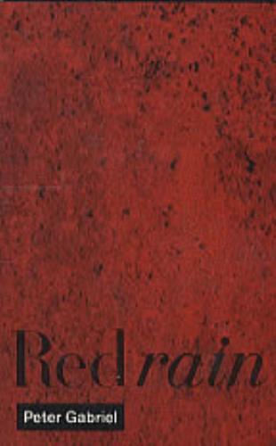 Peter Gabriel Red Rain UK cassette single (204374)