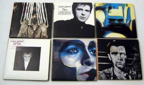 Peter Gabriel Set Of 6 Remastered CD albums UK CD album (CDLP) (383540)