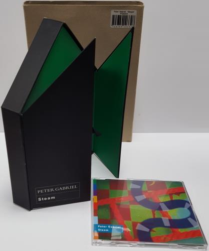 Peter Gabriel Steam + Original Outer Slipcase UK CD Single Box Set (334502)