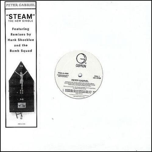 Peter Gabriel Steam US Promo 12" vinyl single (12 inch record / Maxi ...