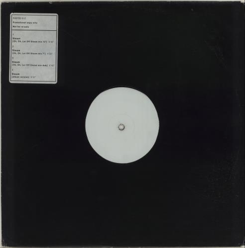 Peter Gabriel Steam UK Promo 12" vinyl single (12 inch record / Maxi ...