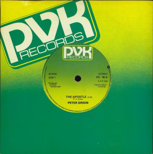 Peter Green The Apostle UK 7" vinyl single (7 inch record / 45) (138245)