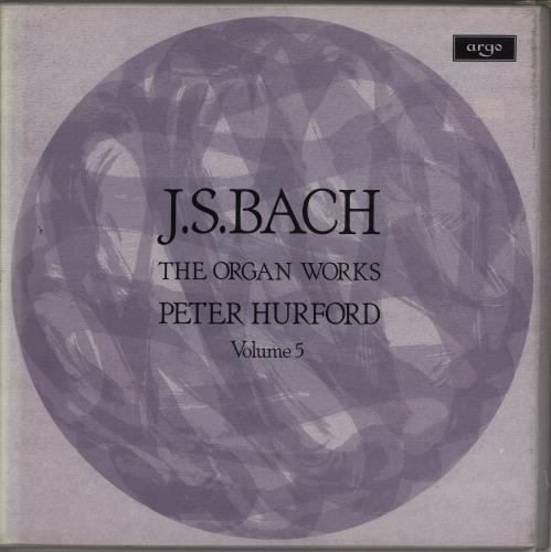 Peter Hurford J.S. Bach: The Organ Works Volume 5 UK Vinyl Box Set (736619)