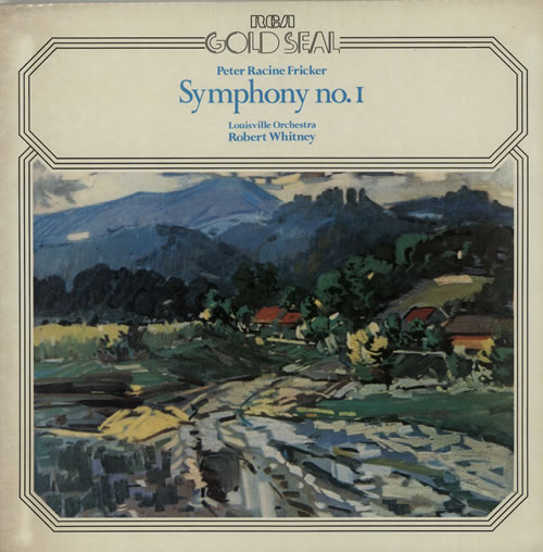 Peter Racine Fricker Symphony No. 1 Italian vinyl LP album (LP record ...