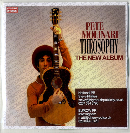 Pete Molinari Theosophy UK Promo CD-R acetate (609675)