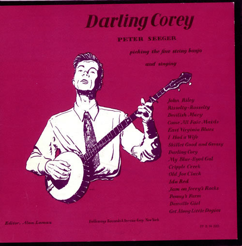 Pete Seeger Darling Corey US vinyl LP album (LP record) (480517)