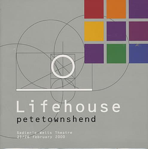 Pete Townshend Lifehouse UK tour programme (384228) TOUR PROGRAMME