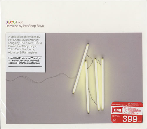 Pet Shop Boys Disco Four Thailand CD album (CDLP) (436148)