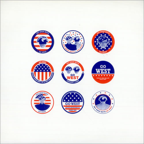 Pet Shop Boys Go West UK 12" vinyl single (12 inch record / Maxi-single ...