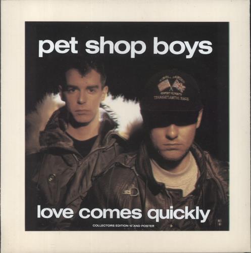 Pet Shop Boys Love Comes Quickly - VG+ UK 10" vinyl single (10 inch ...